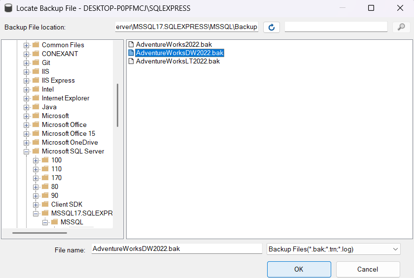 How to Restore a Database in SQL Server | Sibasi Ltd Blog